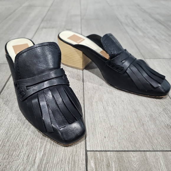 Dolce Vita | Shoes | Dolce Vita Katina Kiltie Fringe Leather Block Heel ...